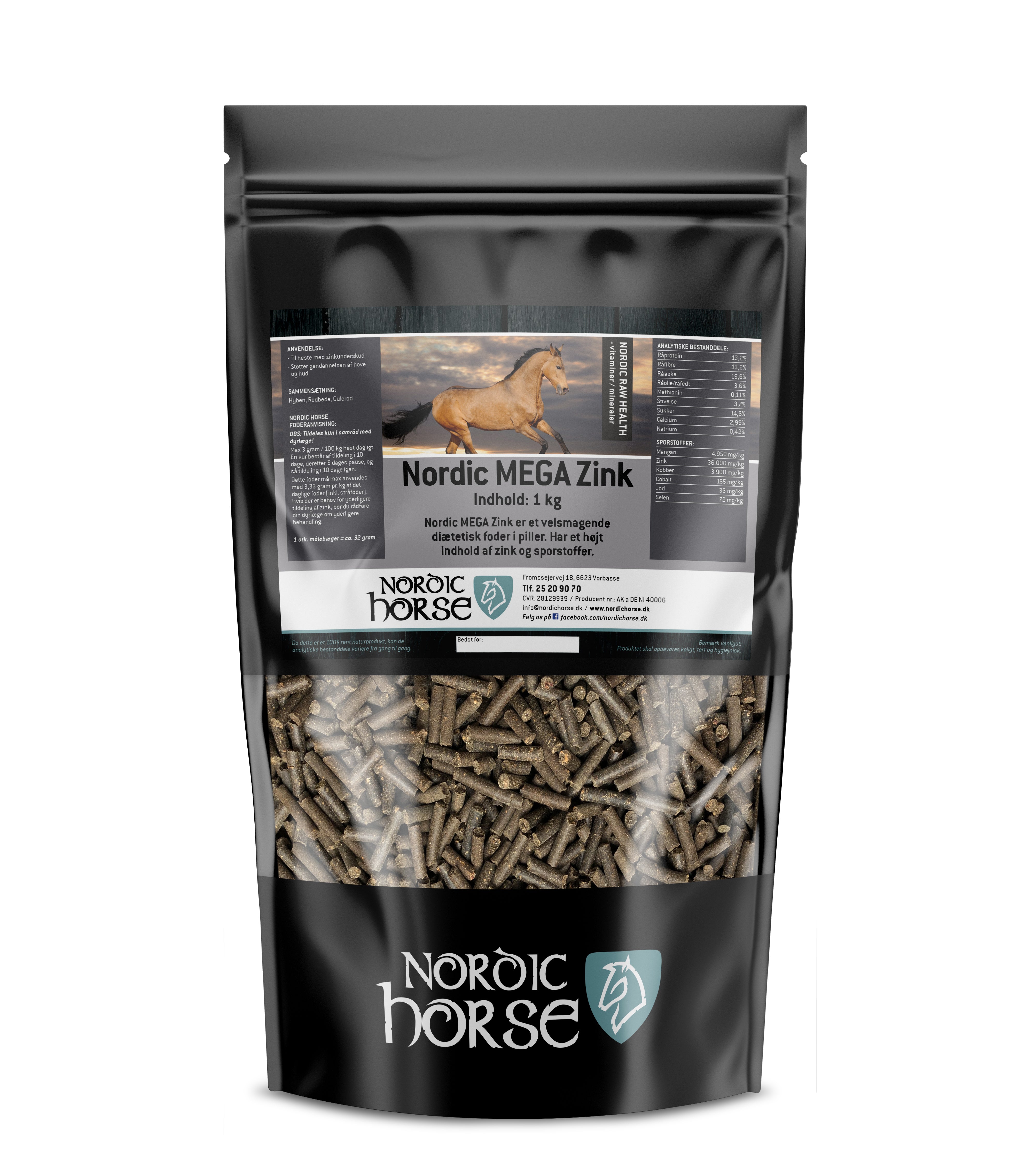 Nordic MEGA Zink - Mineraler & Sporstoffer - Slettebjerg Foder