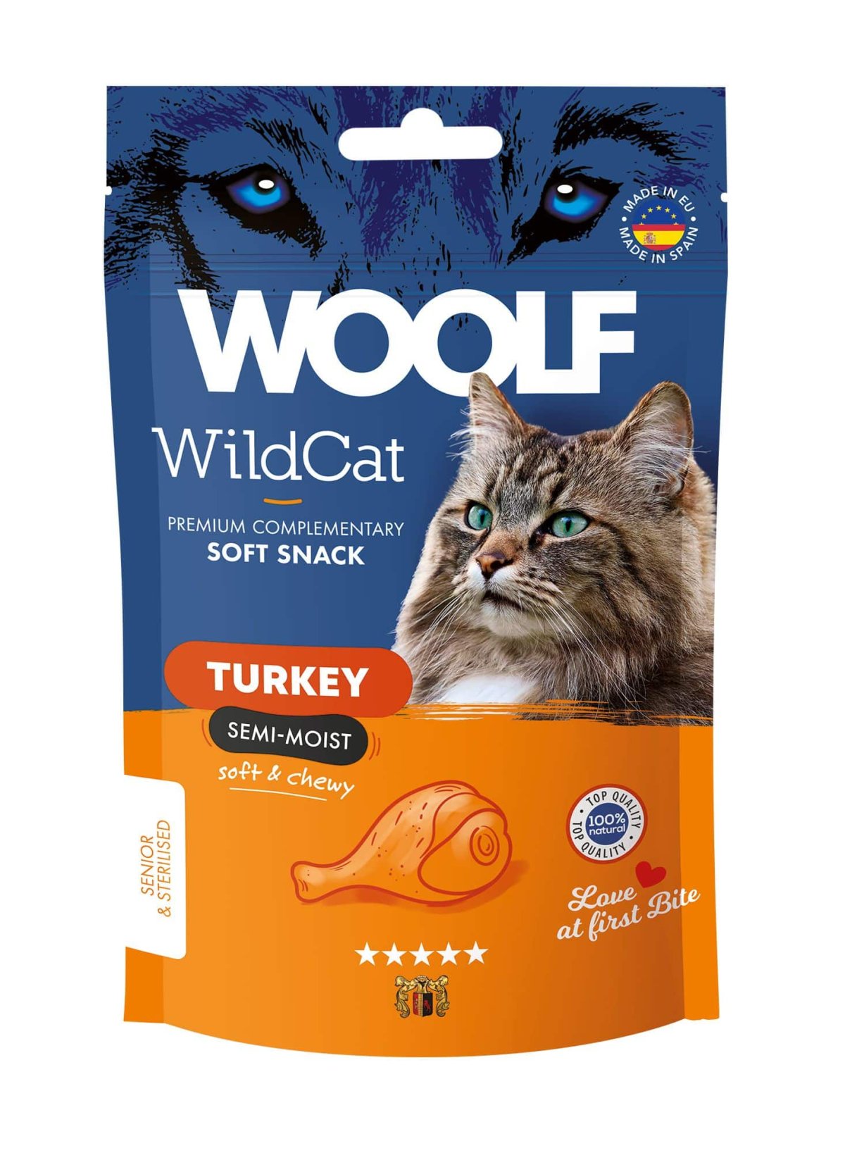 Woolf WildCat, Turkey, 50g - Woolf - Slettebjerg Foder